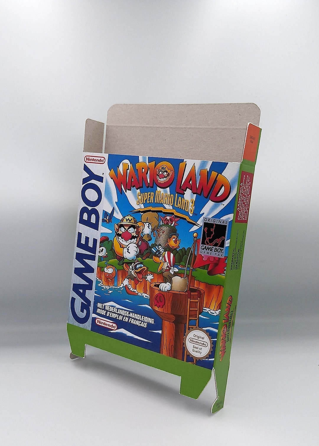 Wario Land: Super Mario Land 3 - Box Replacement With Inner Tray Option ...