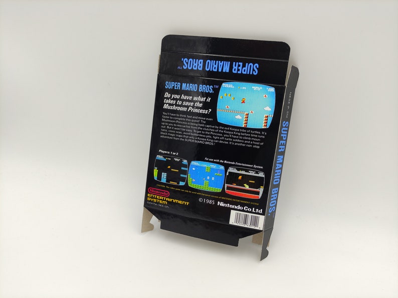 Buy Super Mario Bros Replacement Small Box, Dust Cover, Block NES Thick ...