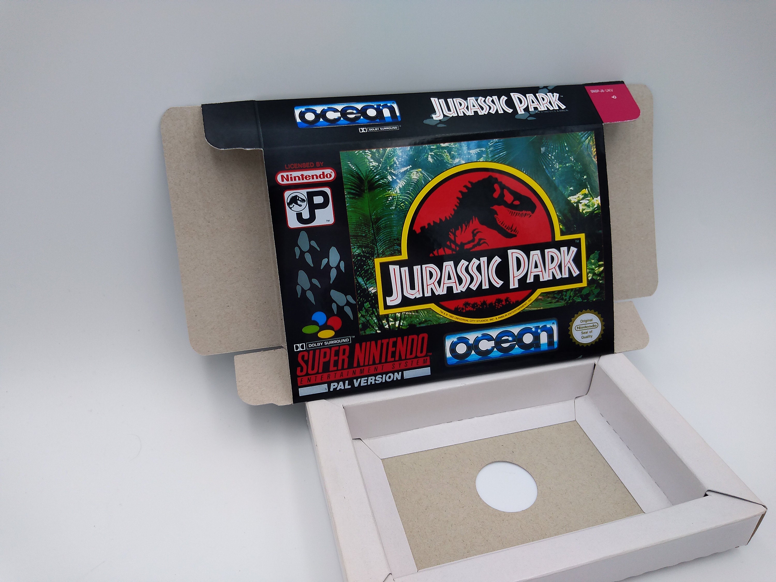 Jurassic Park - Replacement Box With Insert Option - PAL or NTSC Region ...