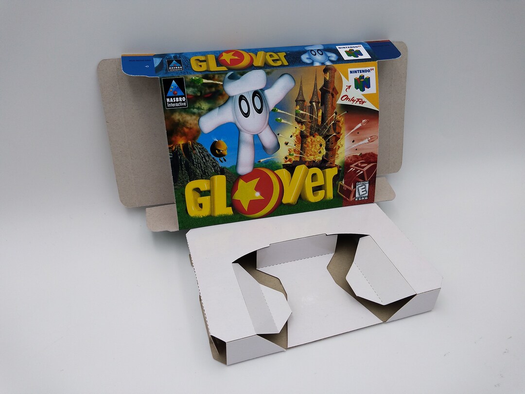 Glover - Box With Inner Tray Option - PAL or NTSC - N64 - Thick ...
