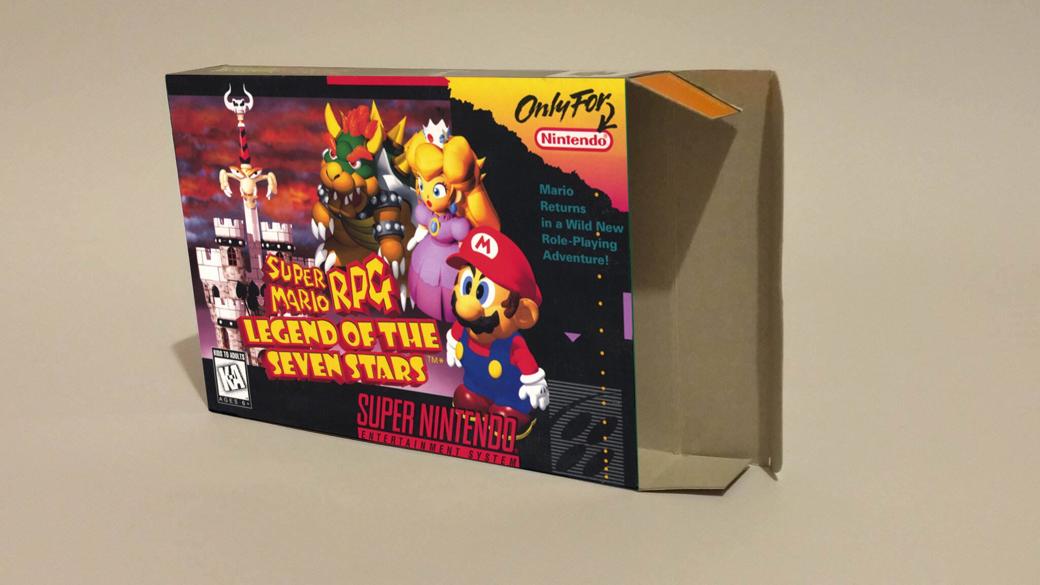 Super Mario RPG Legends of the Seven Stars Box With Inner | Etsy