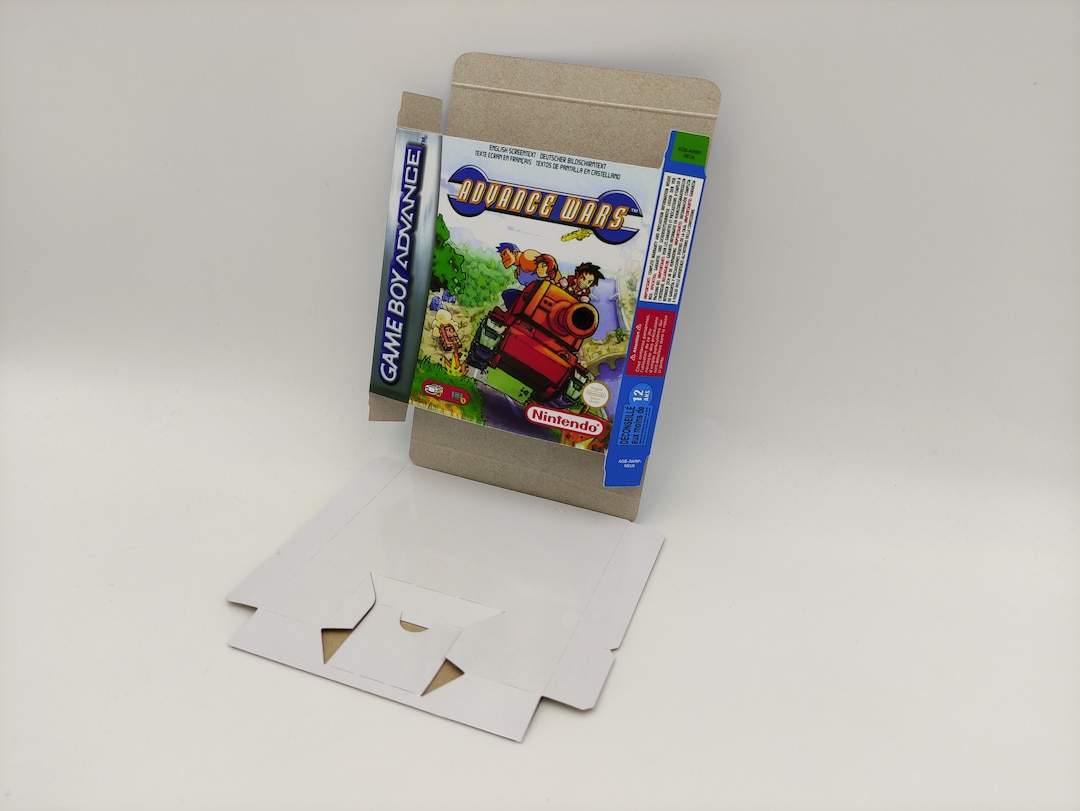 Advance Wars - Game Boy Advance/ GBA - Replacement Box With Inner Tray ...