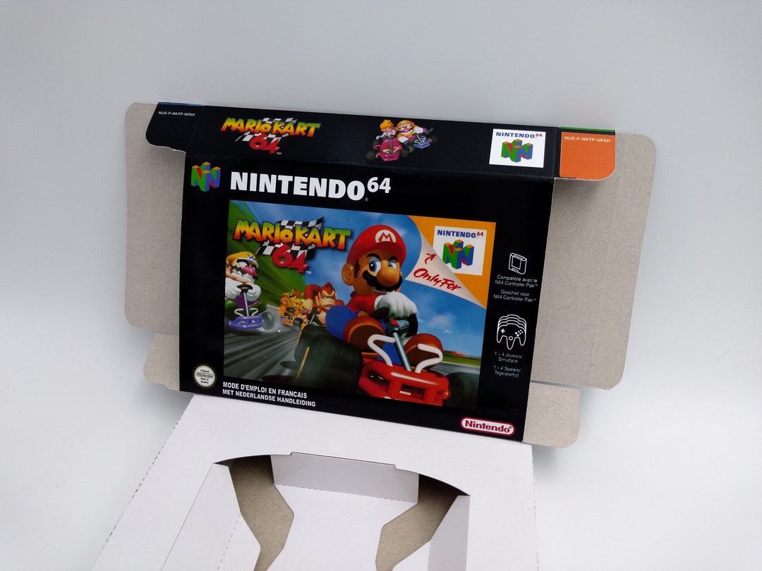 Mario Kart 64 Box, Inner Tray Option Nintendo 64/ N64 Pal, NTSC ...