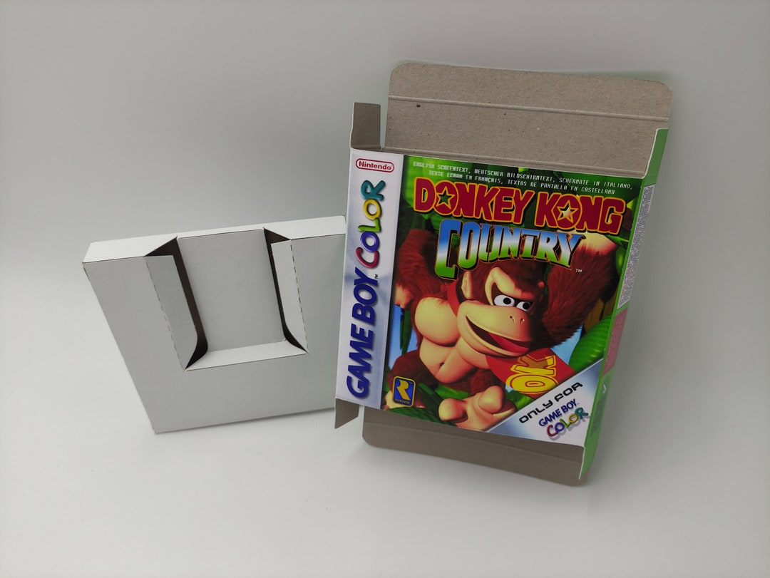 Donkey Kong Country - Replacement Box With Inner Tray Option - Game Boy ...