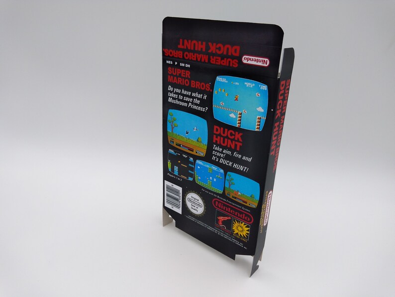 Super Mario Bros./ Duck Hunt. - Replacement Box, Manual, Dust Cover ...