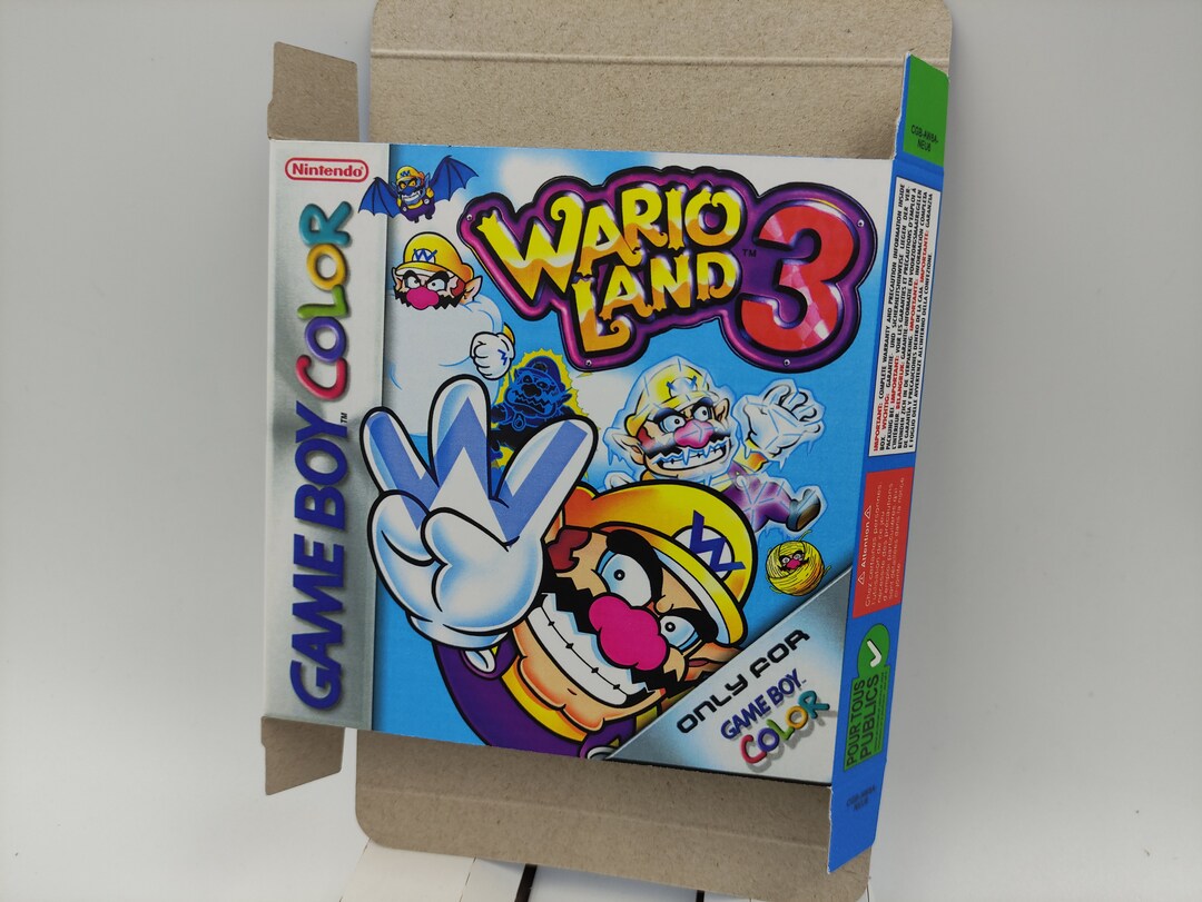 Wario Land 3 - Replacement Box - Game Boy Color - Box With Inner Tray ...