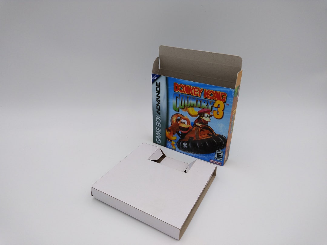 Donkey Kong Country 3 - Game Boy Advance - Replacement Box With Inner ...