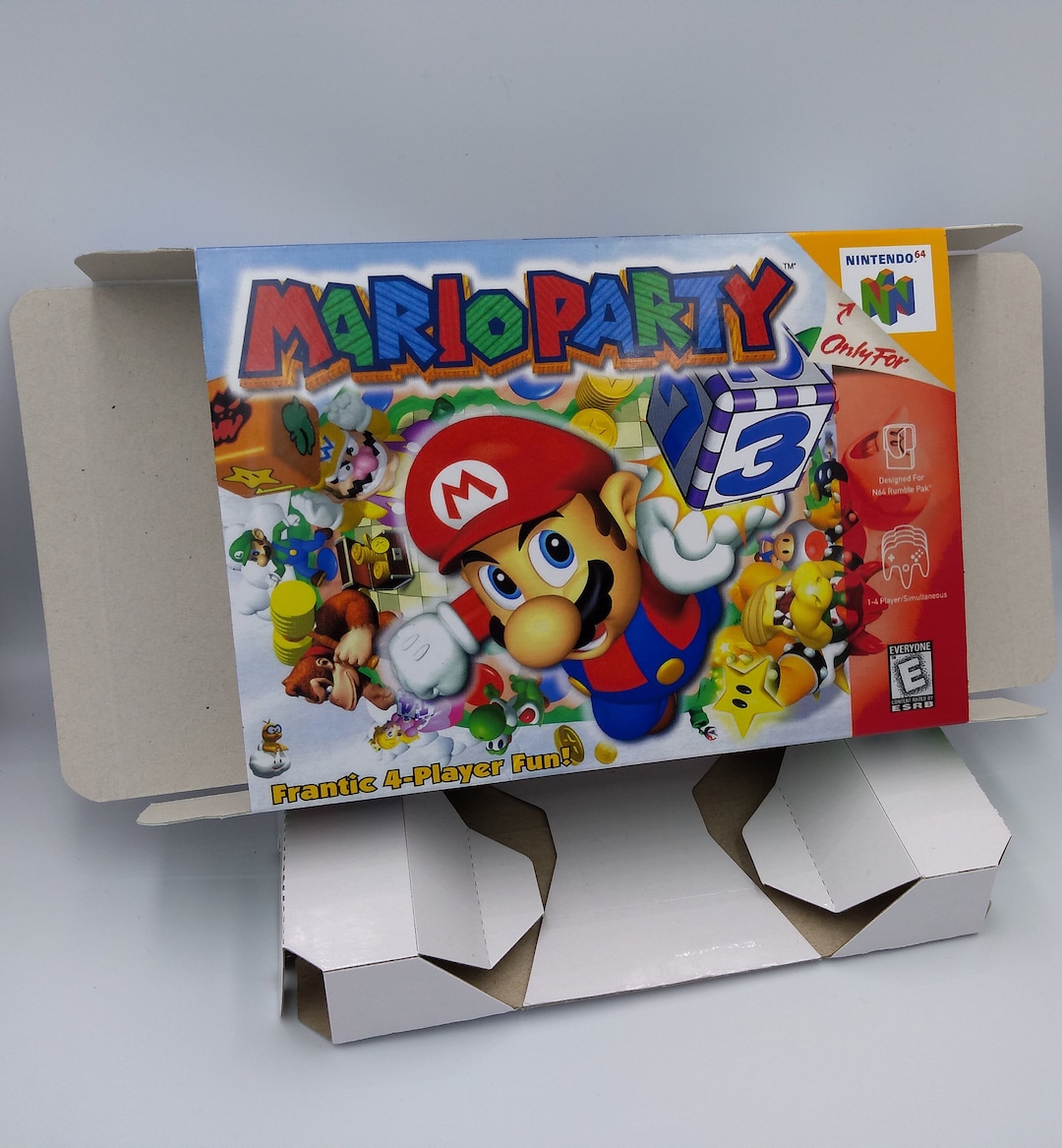 Mario Party - Box With Inner Tray Option - N64 - Region PAL, NTSC ...