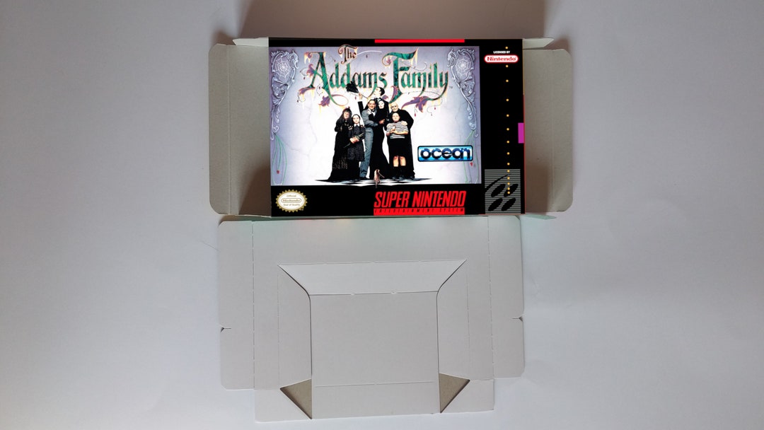 Addams Family - Replacement Box With Inner Tray Option - NTSC - SNES ...