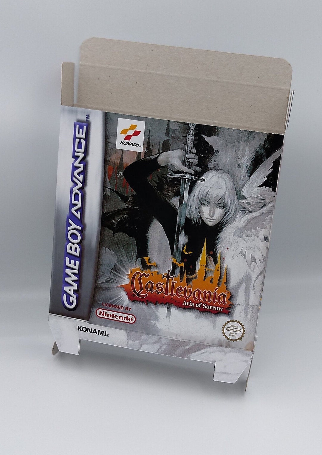 Castlevania Aria of Sorrow - Replacement Box With Inner Tray Option ...