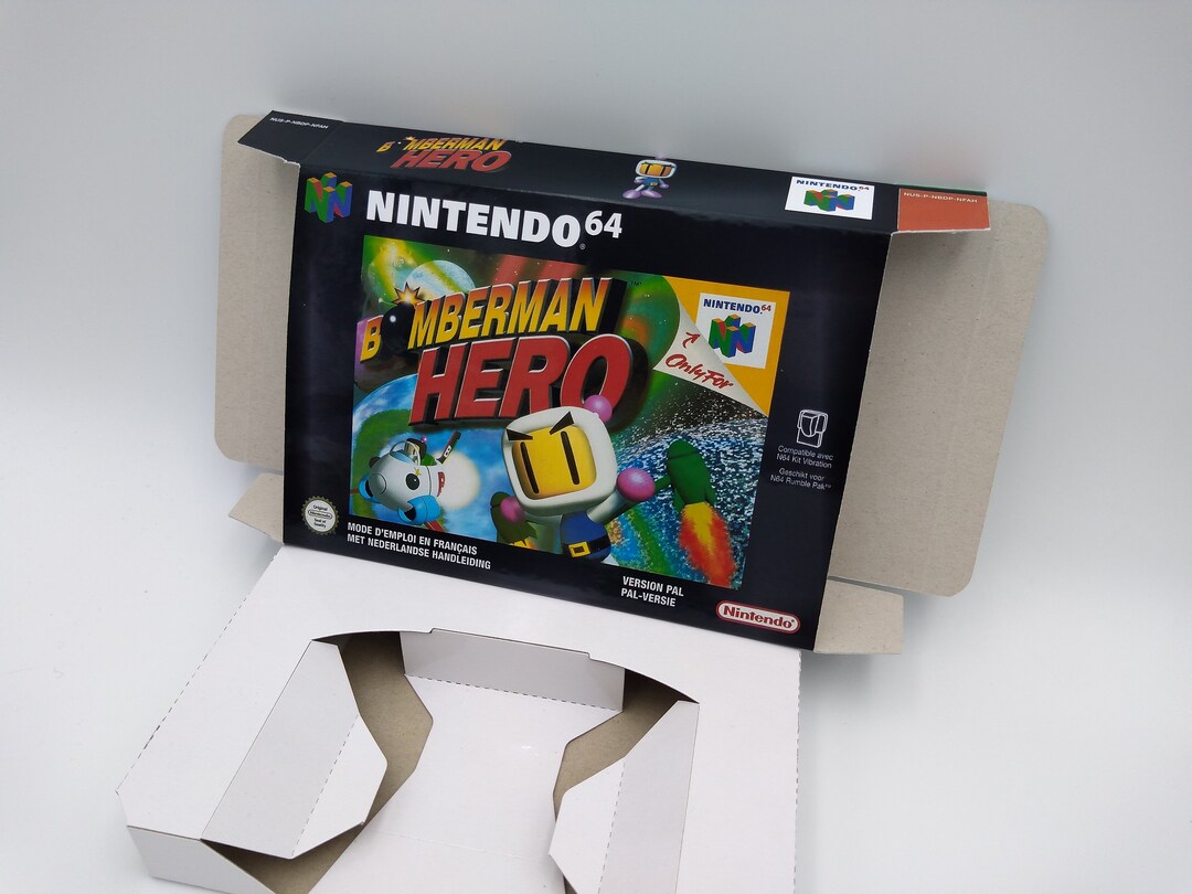 Bomberman Hero - Box With Inner Tray Option - NTSC or PAL - N64 - Thick ...