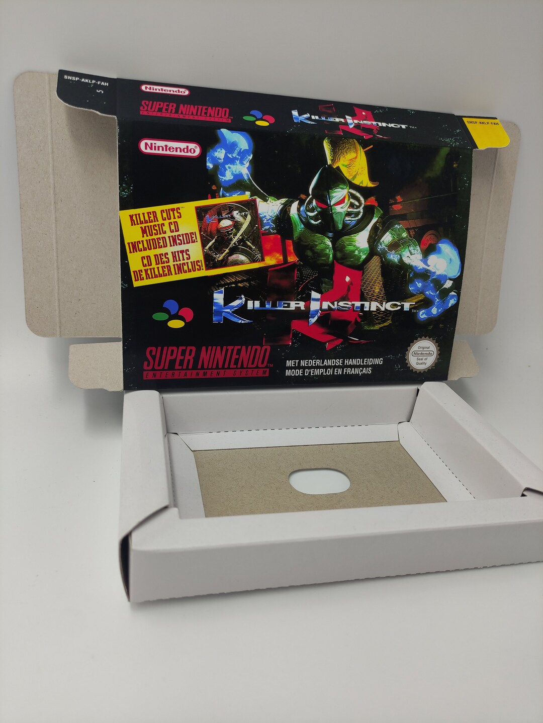 Killer Instinct - Replacement Box With Tray Option - NTSC or PAL - SNES ...