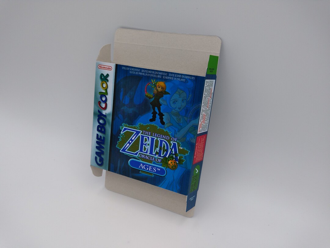 The Legend of Zelda Oracle of Ages - Game Boy Color - Replacement Box ...