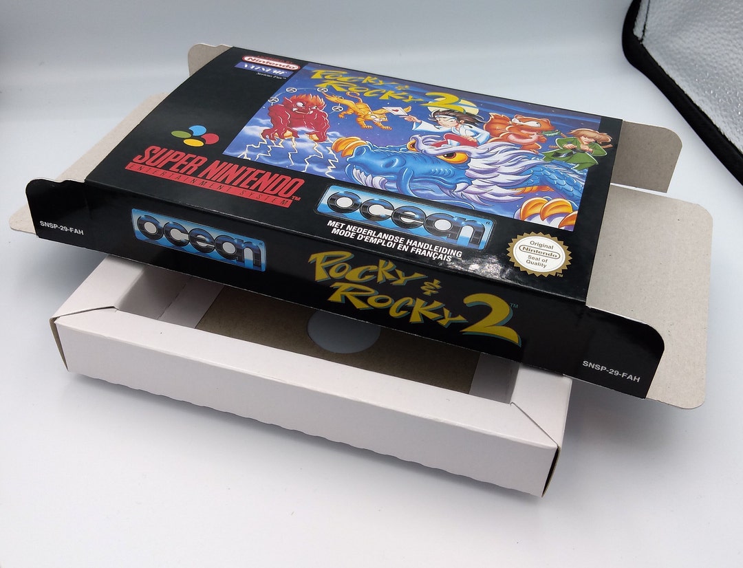 Pocky and Rocky 2 - Replacement Box With Insert Option - NTSC or PAL ...