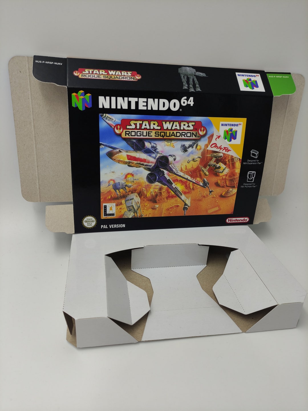 Star Wars Rogue Squadron Box With Inner Tray Option PAL or NTSC ...