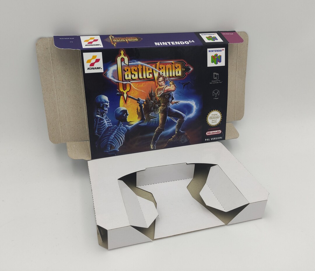 Castlevania 64 - Replacement Box With Inner Tray Option - N64 - NTSC ...