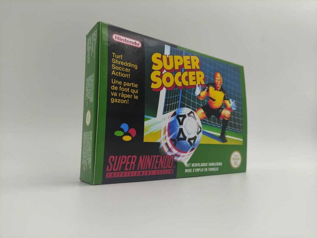 Super Soccer - Replacement Box With Inner Tray Option - PAL - SNES ...