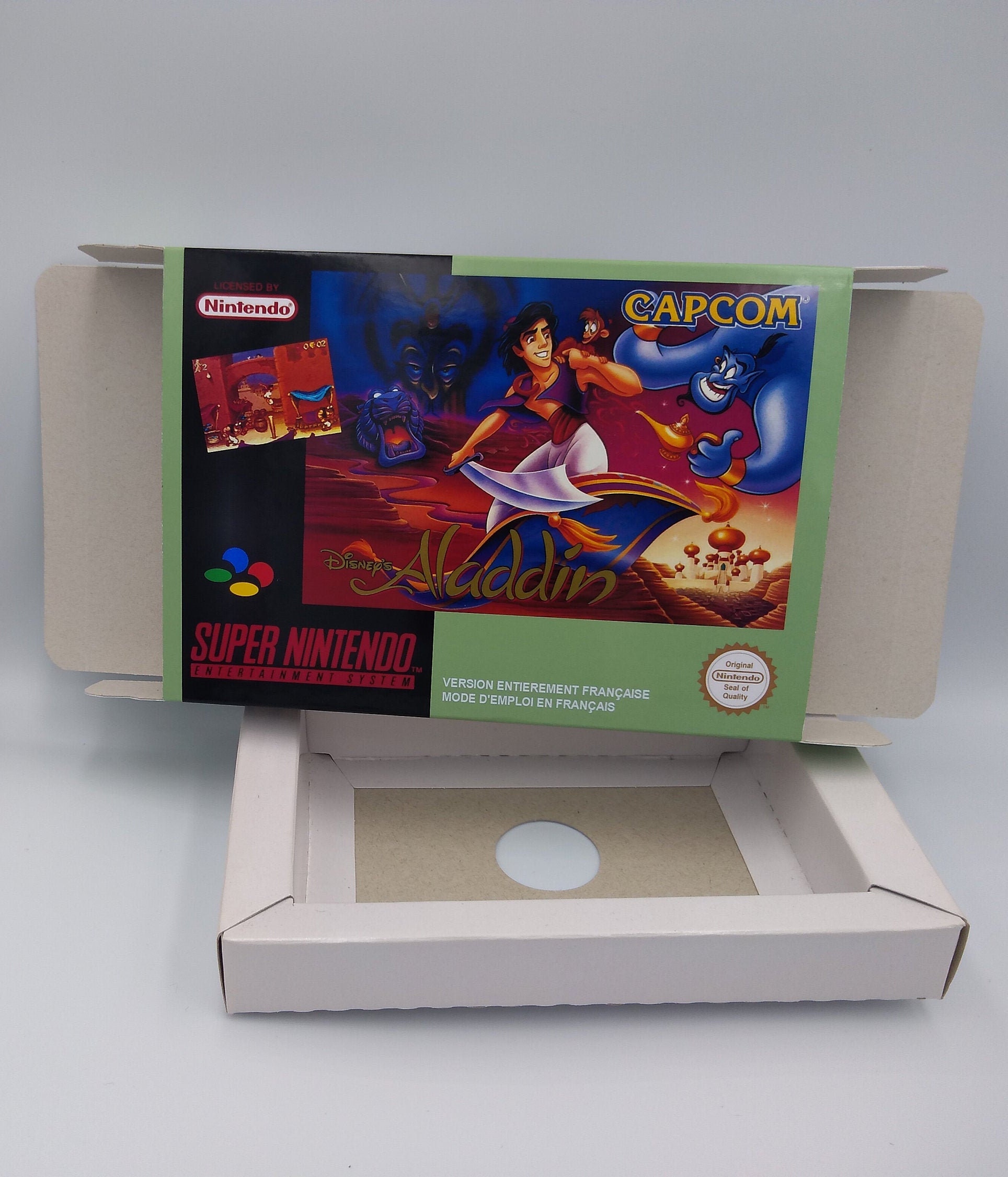 Aladdin snes cover art - limojuja