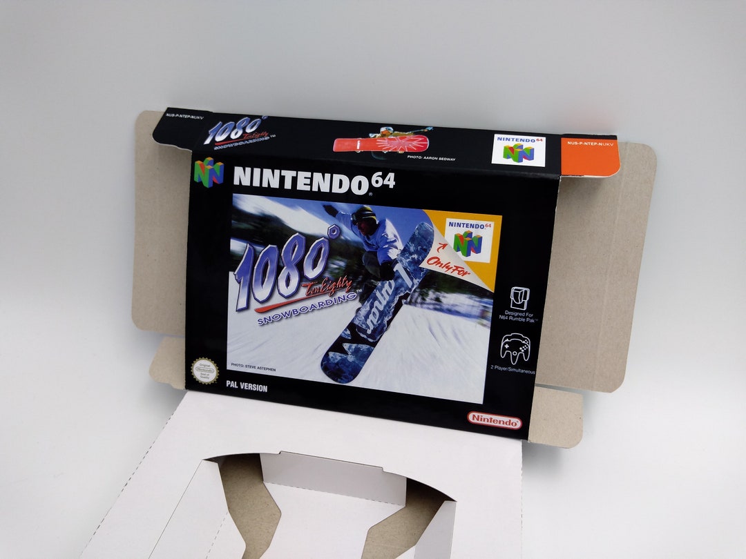 1080 Teneighty Snowboarding - Box With Inner Tray Option - NTSC, PAL or ...