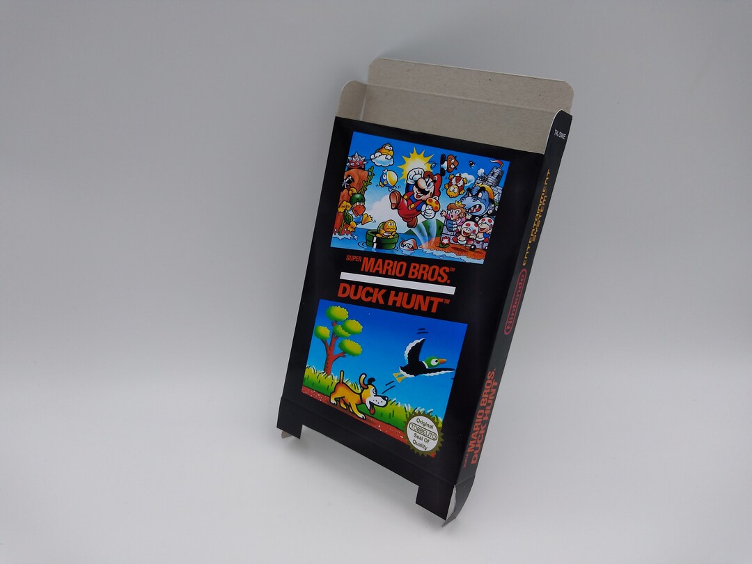 Super Mario Bros, Duck Hunt - Replacement Box, Manual, Dust Cover ...