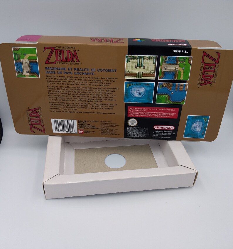 The Legend of Zelda a Link to the Past Box With Inner Tray | Etsy