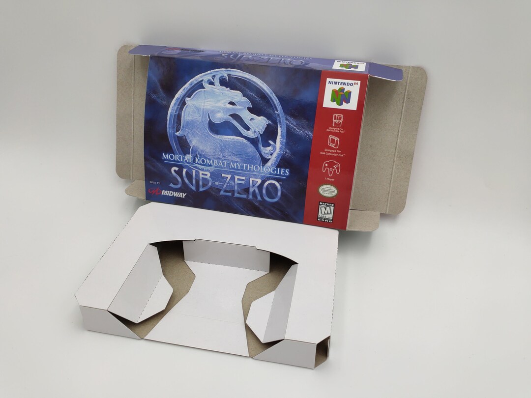 Mortal Kombat Mythologies: Sub-zero - Box With Inner Tray Option - N64 ...