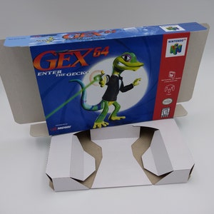 Gex 64 Enter the Gecko - Box With Inner Tray Option - NTSC, PAL or ...