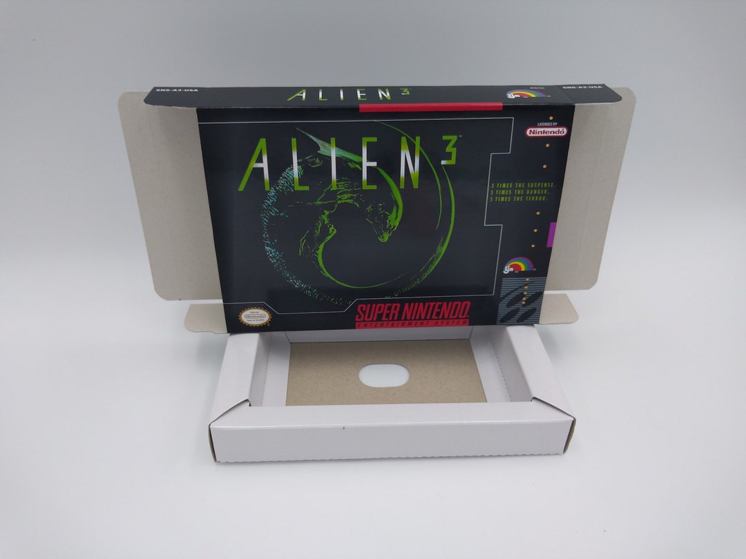 Alien 3 - Replacement Box With Inner Tray Option - PAL or NTSC Region ...