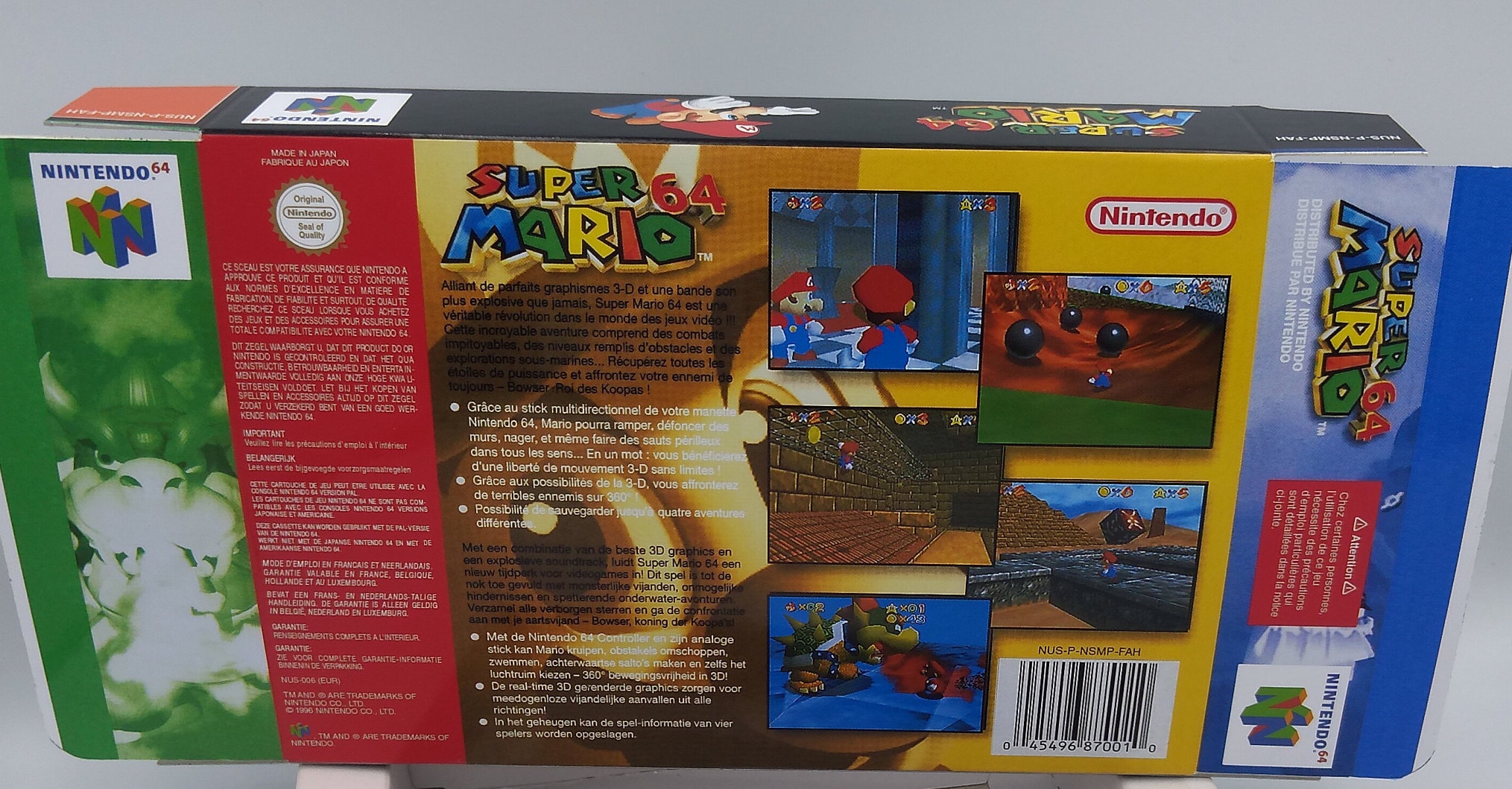 Super Mario 64 box with insert option PAL NTSC or | Etsy