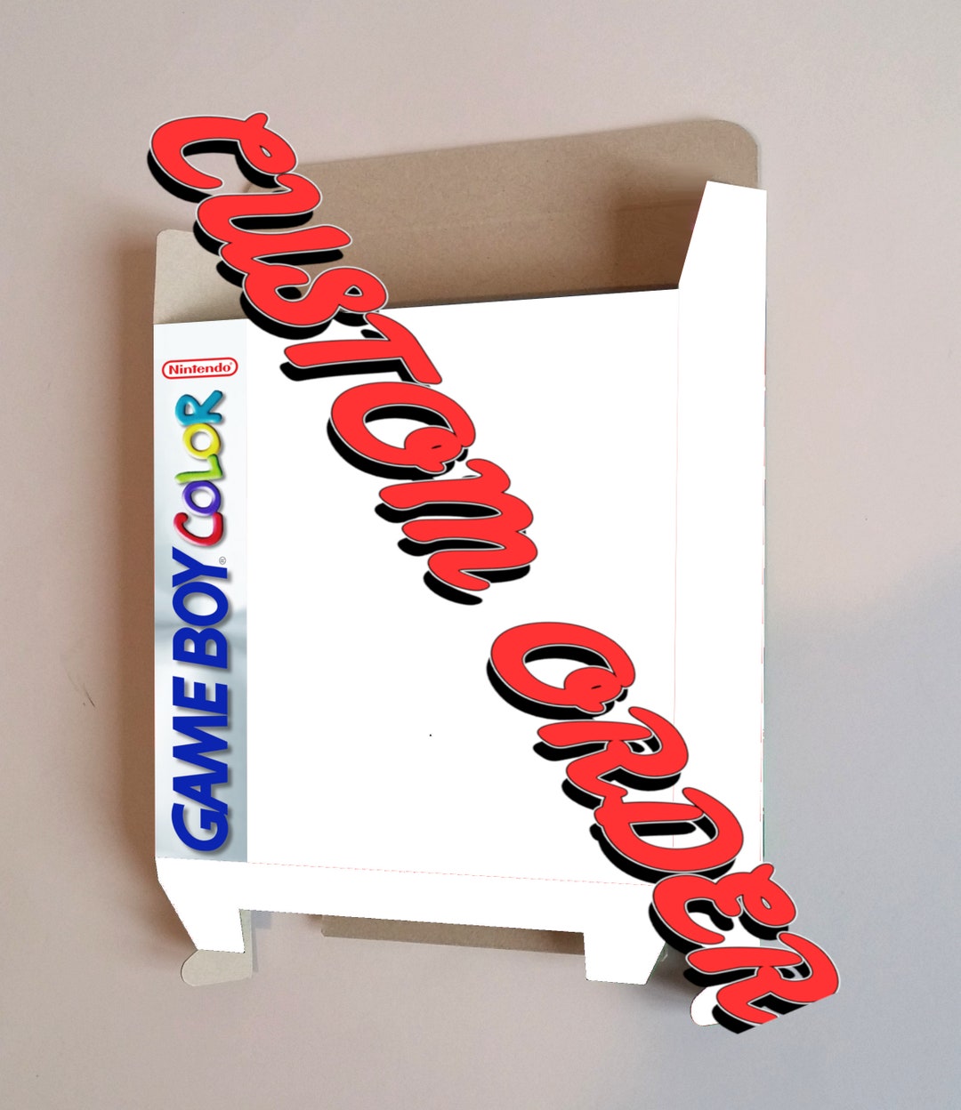 Gameboy Color Custom Boxes. You Already Have a Finished Box Design, but ...