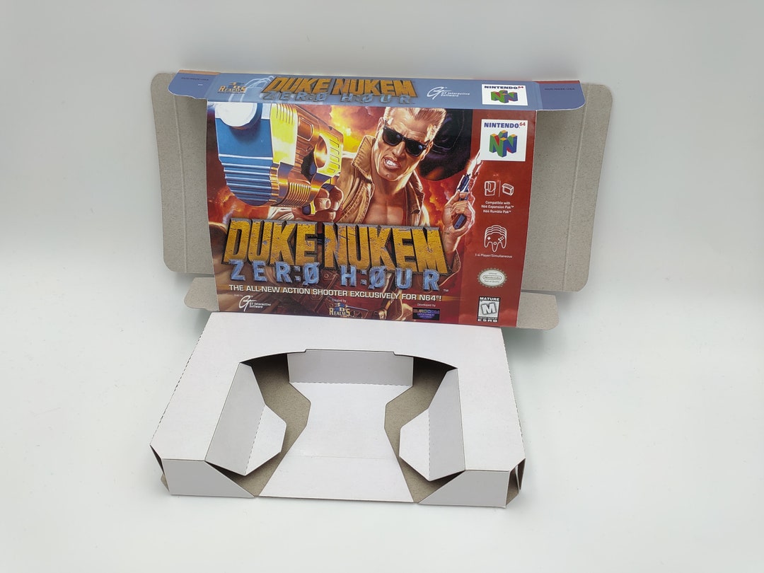 Duke Nukem Zero Hour - Box With Inner Tray Option - NTSC or PAL - N64 ...