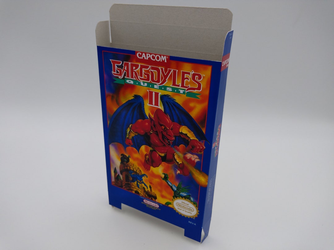 Gargoyle's Quest II - Replacement Box, Dust Cover, Block - PAL or Ntsc ...