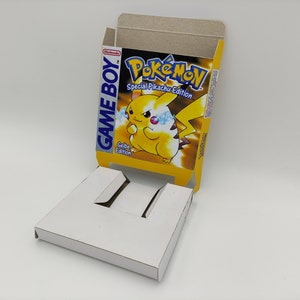 Pokemon Yellow - Replacement Box, Manual, Inner Tray - NTSC, PAL or ...