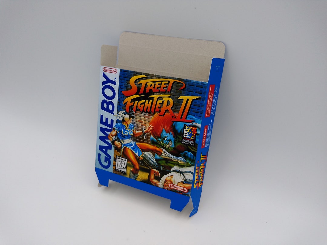 Street Fighter II - Replacement Box With Inner Tray Option - Game Boy ...
