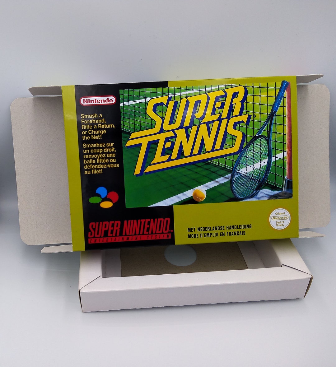 Super Tennis - Replacement Box With Inner Tray Option - PAL or NTSC ...