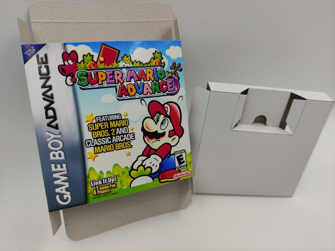 Super Mario Advance - Game Boy Advance/ GBA - Replacement Box With ...