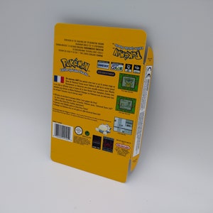 Pokemon Yellow - Replacement Box, Manual, Inner Tray - NTSC, PAL or ...