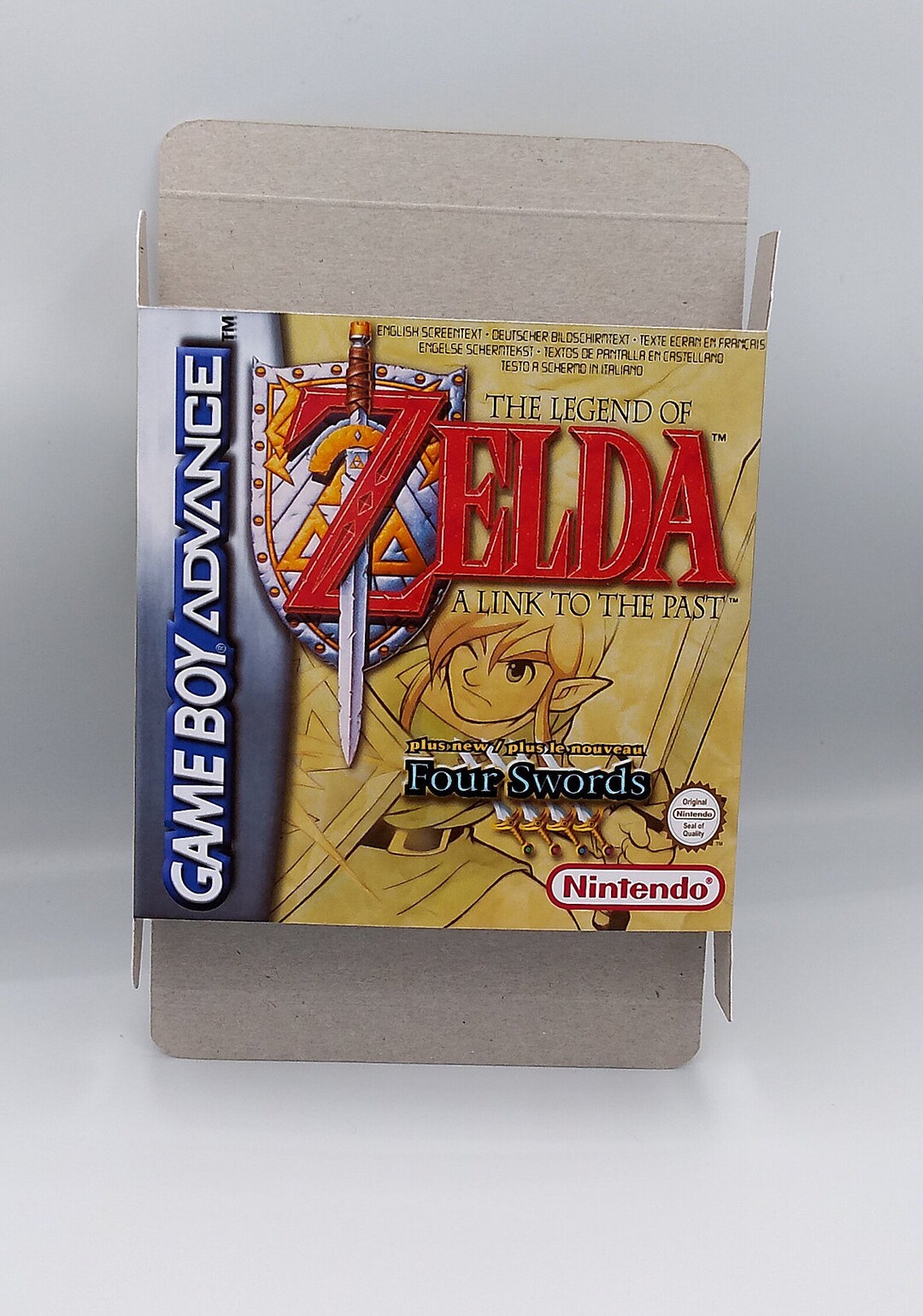 The Legend of Zelda A Link to the Past Four Swords - PAL - Game Boy ...