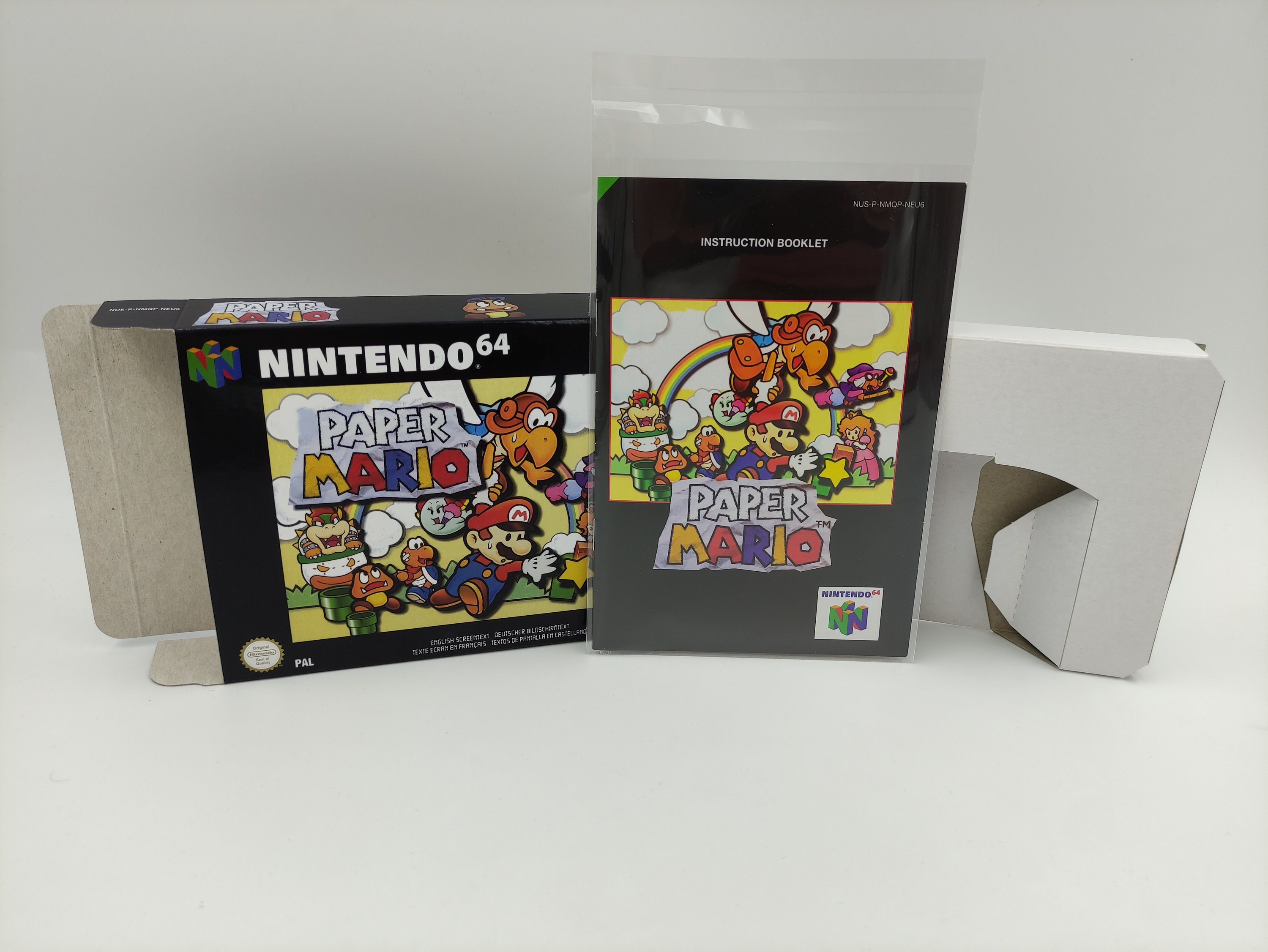 Paper Mario 64 Box