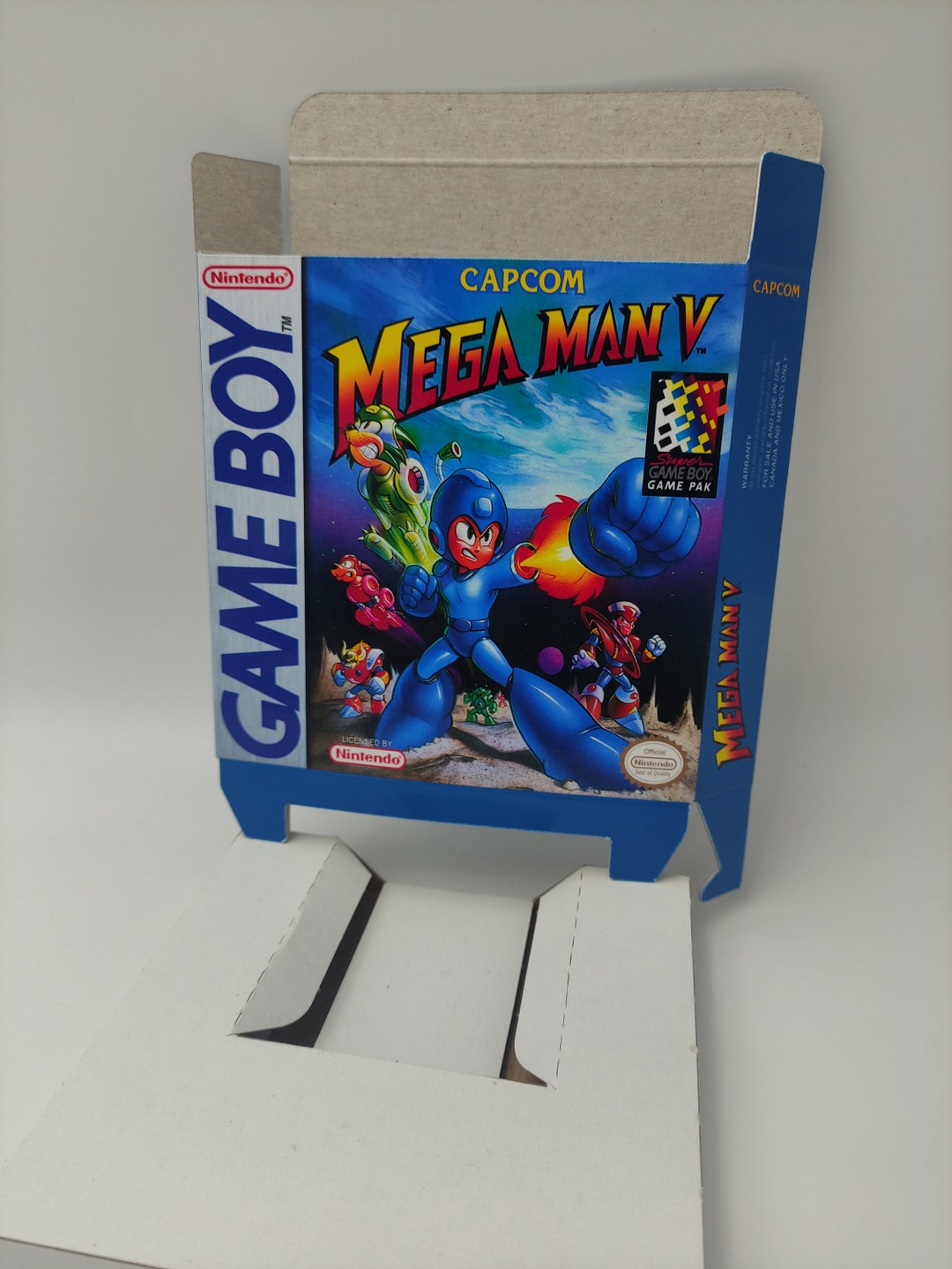 Mega Man V - Game Boy/ GB - Replacement Box With Inner Tray Option ...