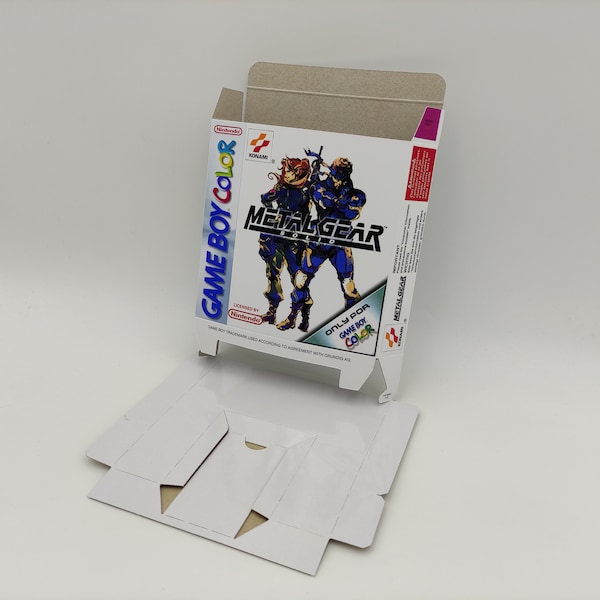 Metal Gear Game Boy - Etsy