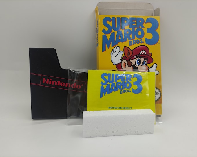 NES Super Mario Bros. 3 Box Cover Only - Etsy