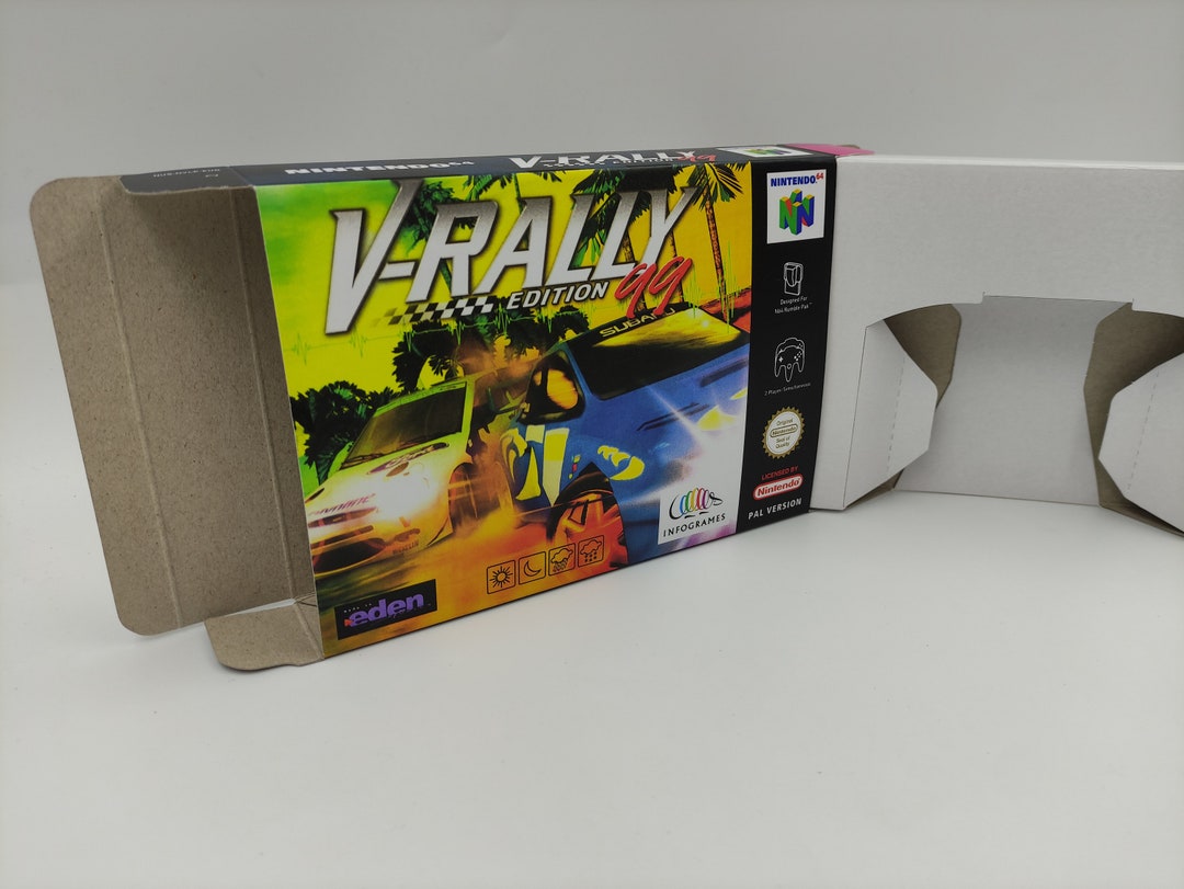 V-rally Edition '99 - Box With Inner Tray Option - PAL Region - N64 ...
