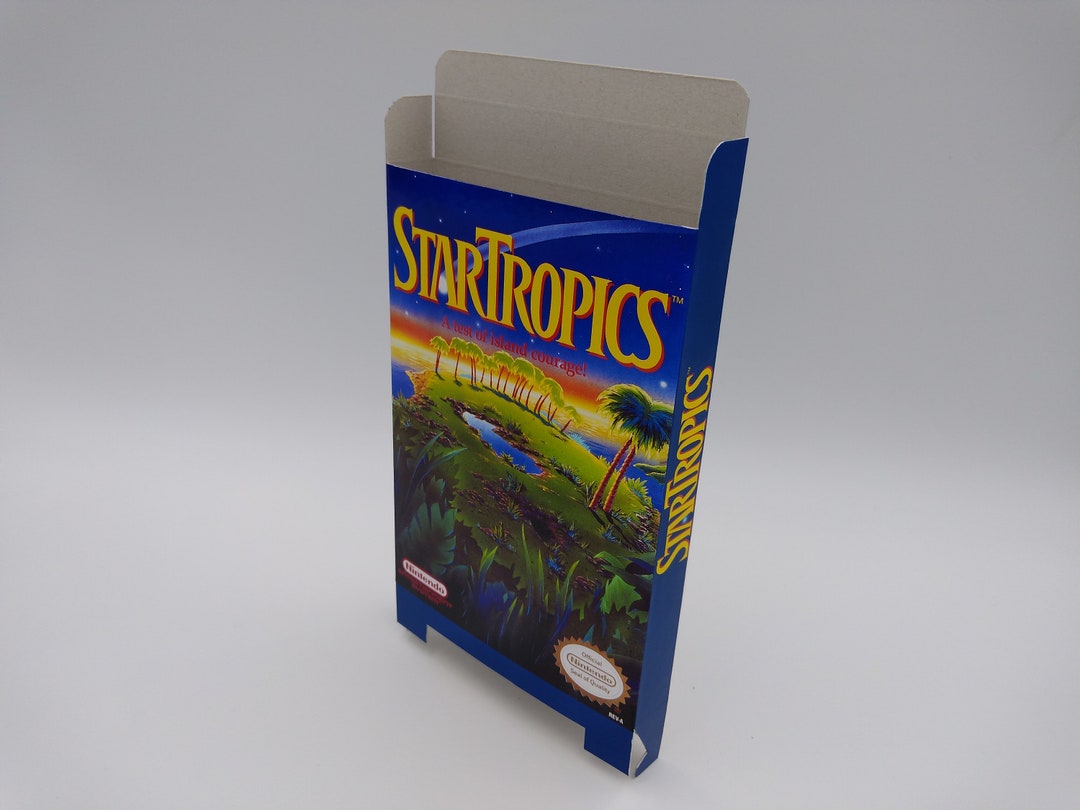 Startropics - Replacement Box, Dust Cover, Block - NES - Thick ...