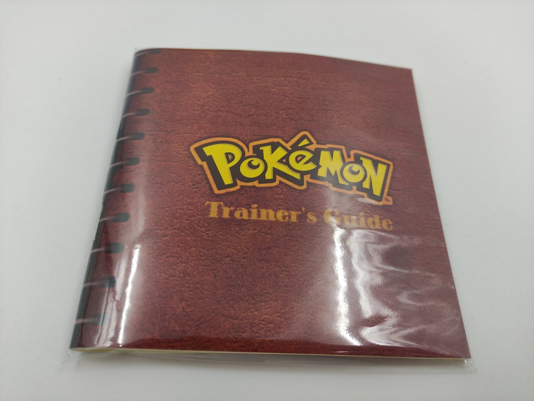 Pokemon Yellow Replacement Manual/ User Manual/ Instruction Booklet ...