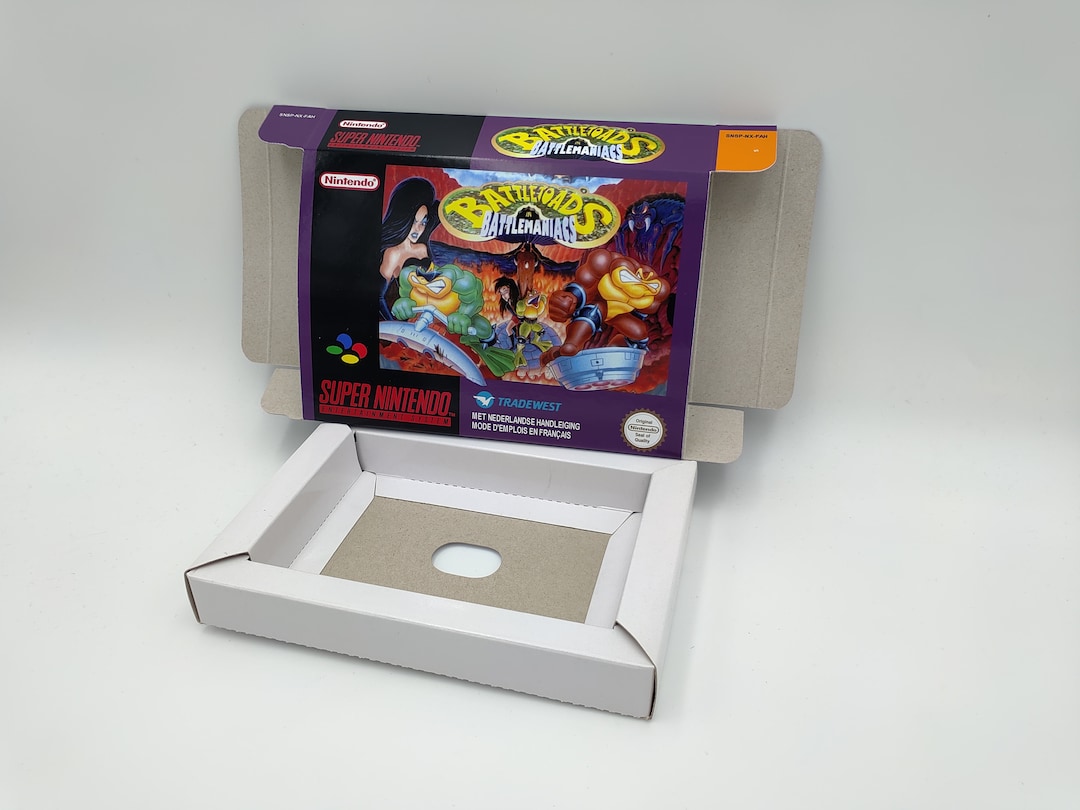 Battletoads in Battlemaniacs - Replacement Box With Inner Tray Option ...
