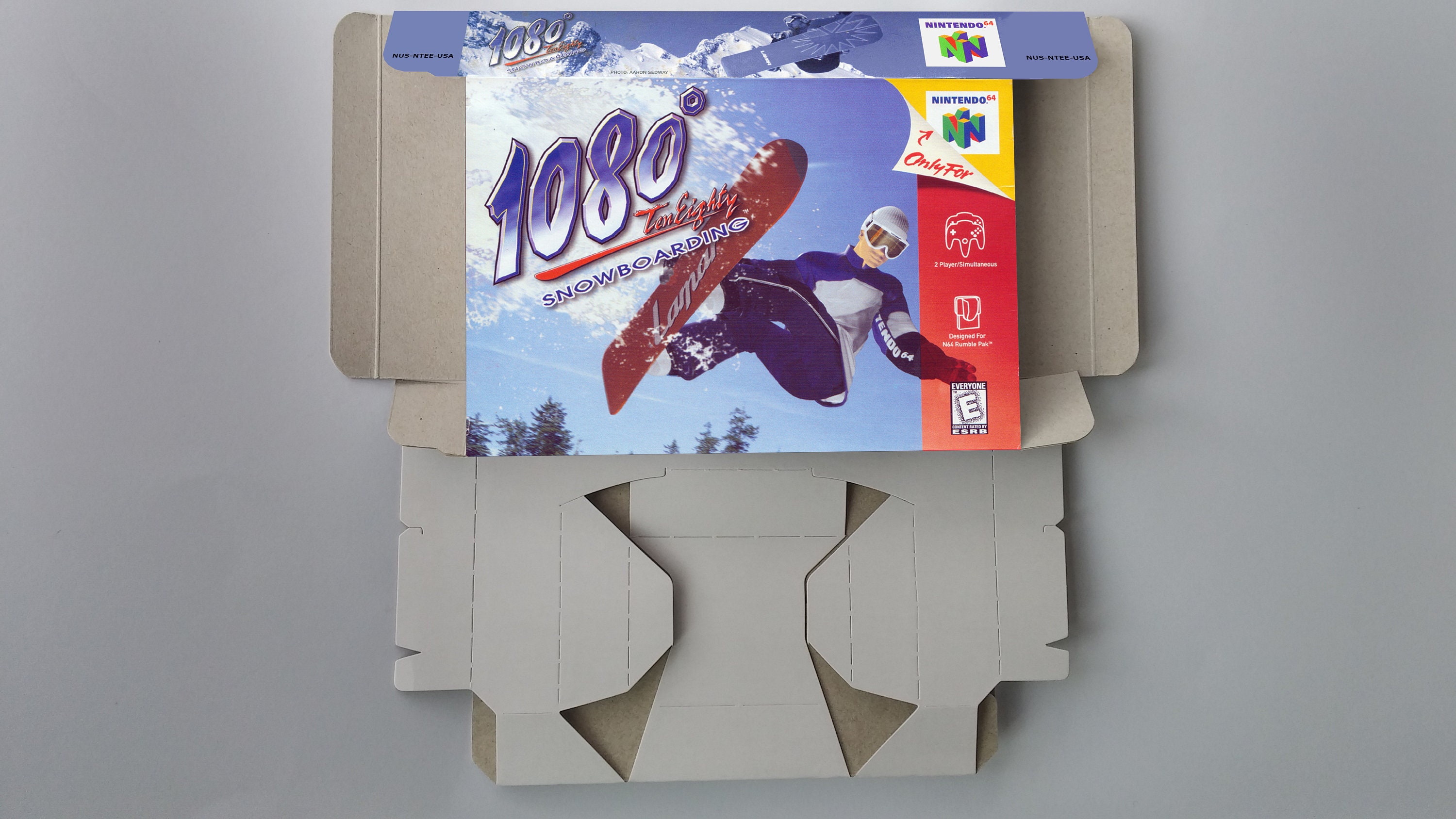1080 TenEighty Snowboarding box with insert option NTSC | Etsy