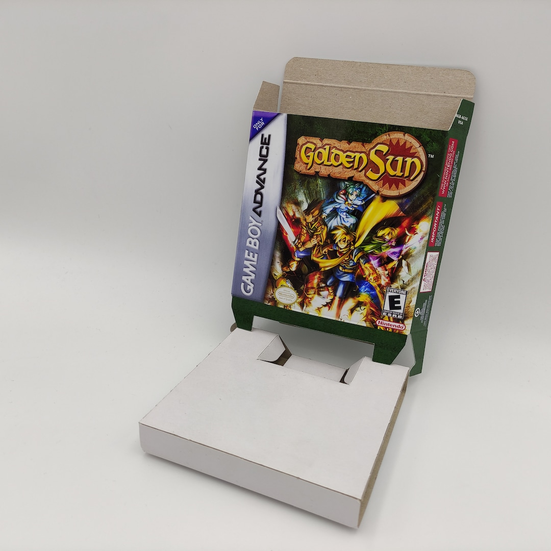 Golden Sun - Replacement Box With Inner Tray Option - PAL or NTSC ...