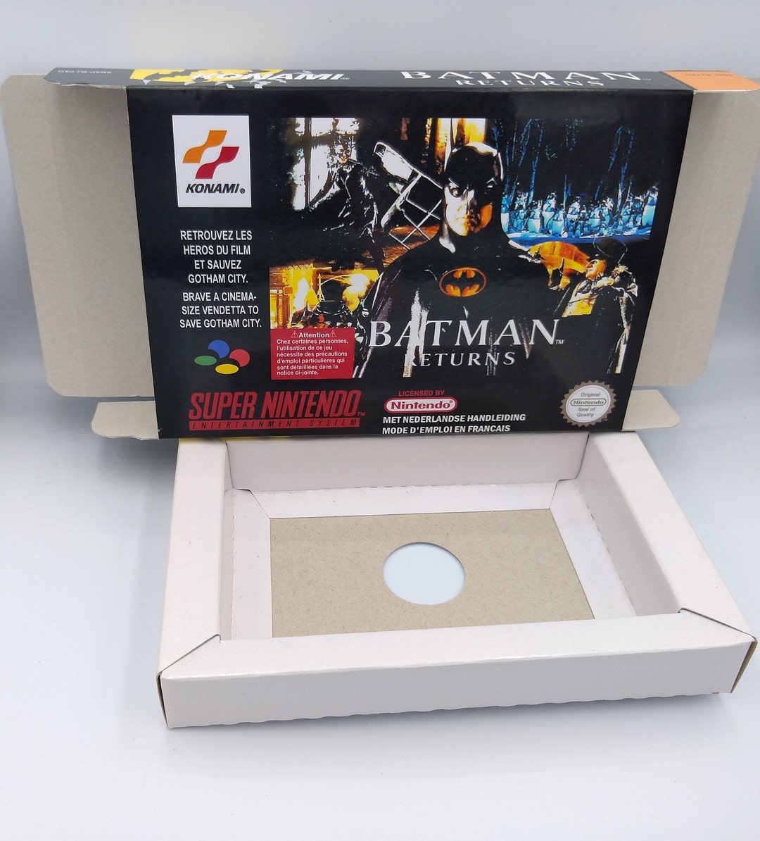 Batman Returns - Replacement Box With Inner Tray Option - NTSC or PAL ...