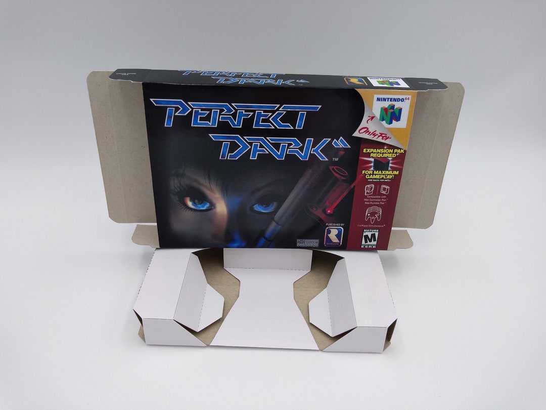 Perfect Dark - Box With Inner Tray Option - NTSC, PAL or Australian PAL ...